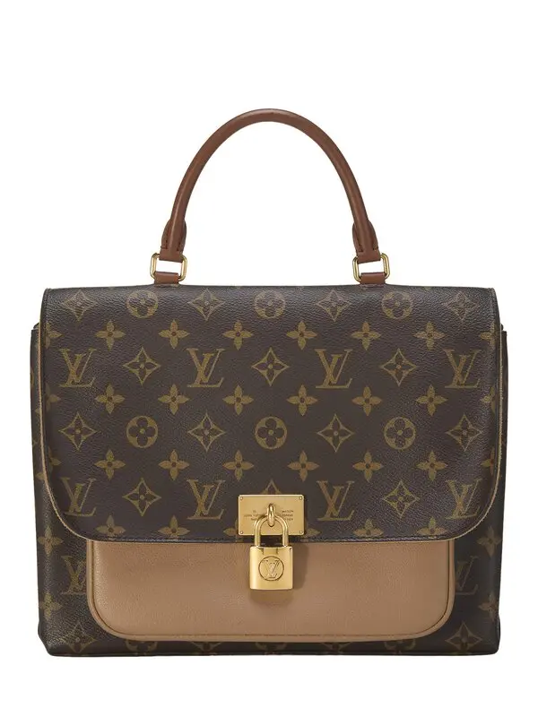 LOUIS VUITTON Monogram Marignan Satchel - Brown