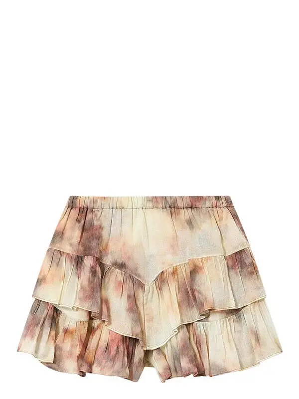 MARANT ETOILE Jocadia Printed Shorts - Beige