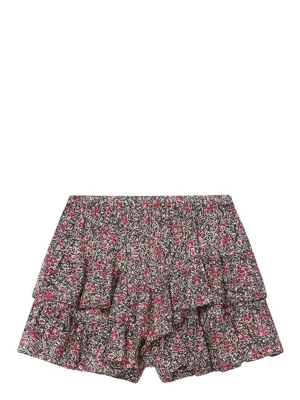 MARANT ETOILE Jocadia Printed Shorts - Crushed Berry