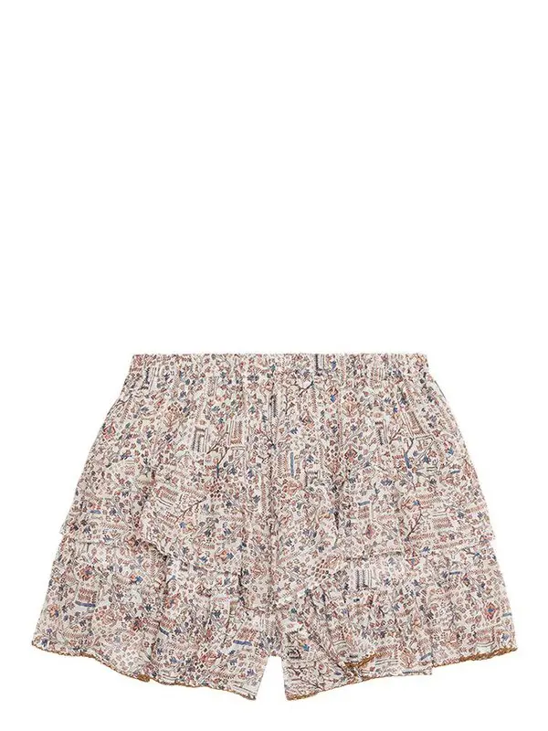 MARANT ETOILE Jocadia Printed Shorts - Ecru