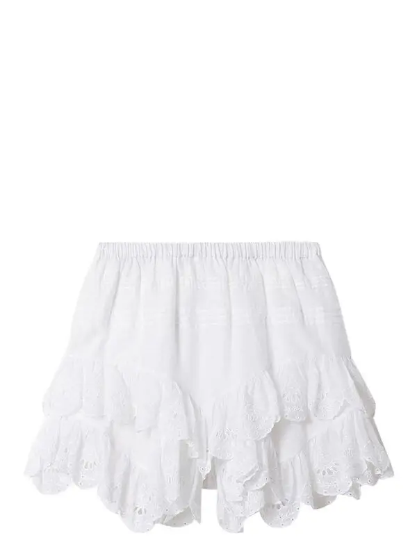 MARANT ETOILE Jocadia Printed Shorts - White