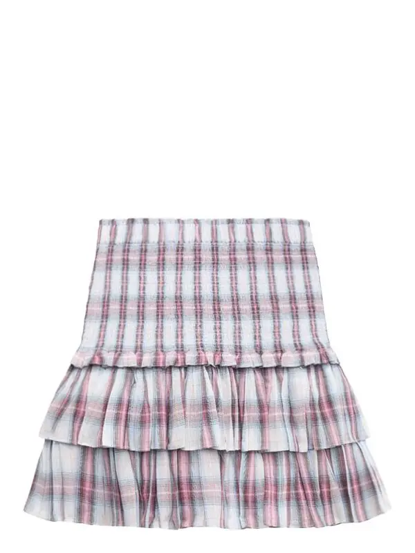 MARANT ETOILE Naomi Mini Skirt - Ecru/pink