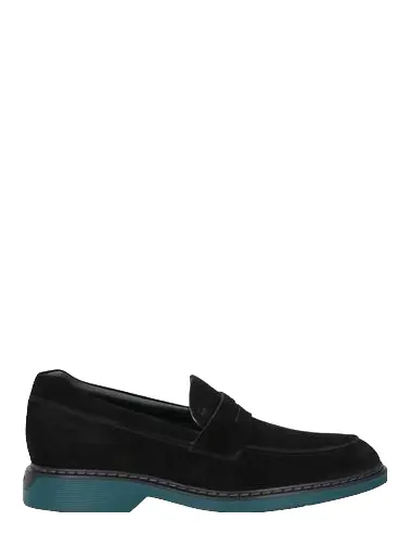 Hogan Leather Penny Loafers - Black