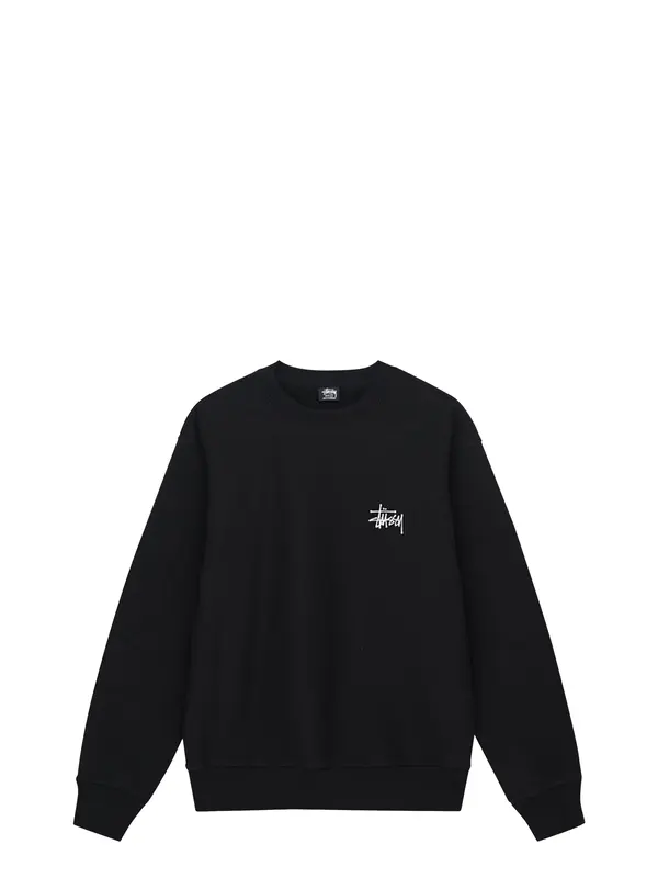 StÜssy Basic Crew - Black