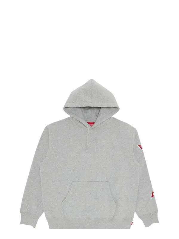 Supreme Sleeve Arc Hooded Sweatshirt - Grey