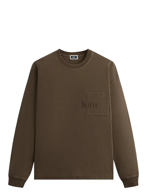 Kith Long-sleeve Quinn Tee 'marl - Brown
