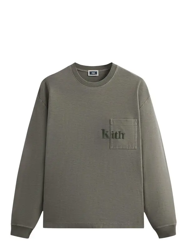 Kith Long-sleeve Quinn Tee 'haze - Green