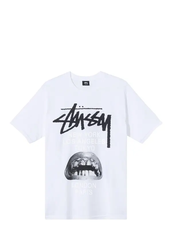 StÜssy X Rick Owens World Tour Collection T-shirt - White