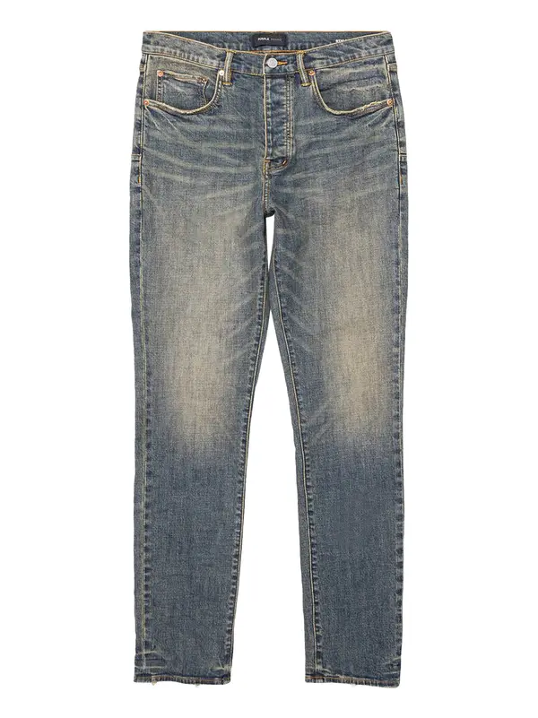 PURPLE BRAND Vintage Aged Slim Denim - Blue
