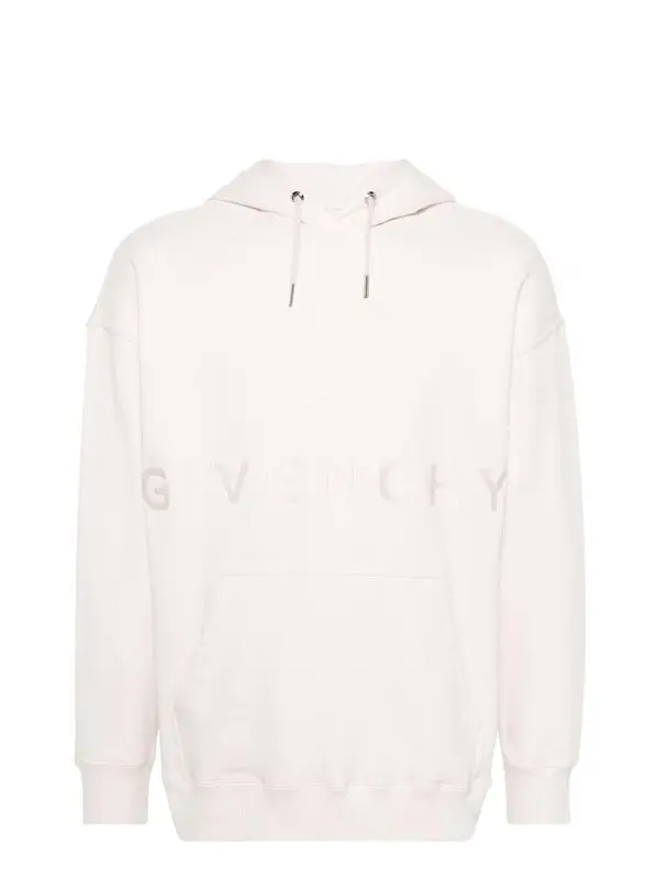 Givenchy Cotton Logo Hoodie - Nude Pink
