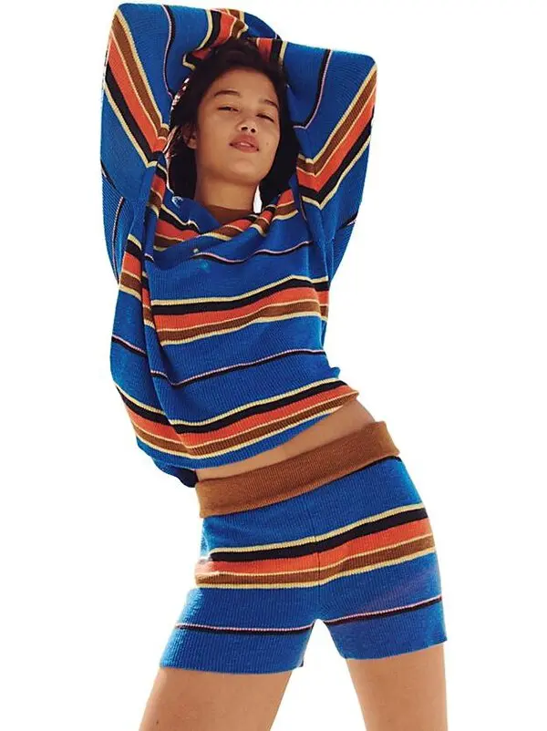 Free People Malibu Surf Sweater Set - Funk Pop Combo
