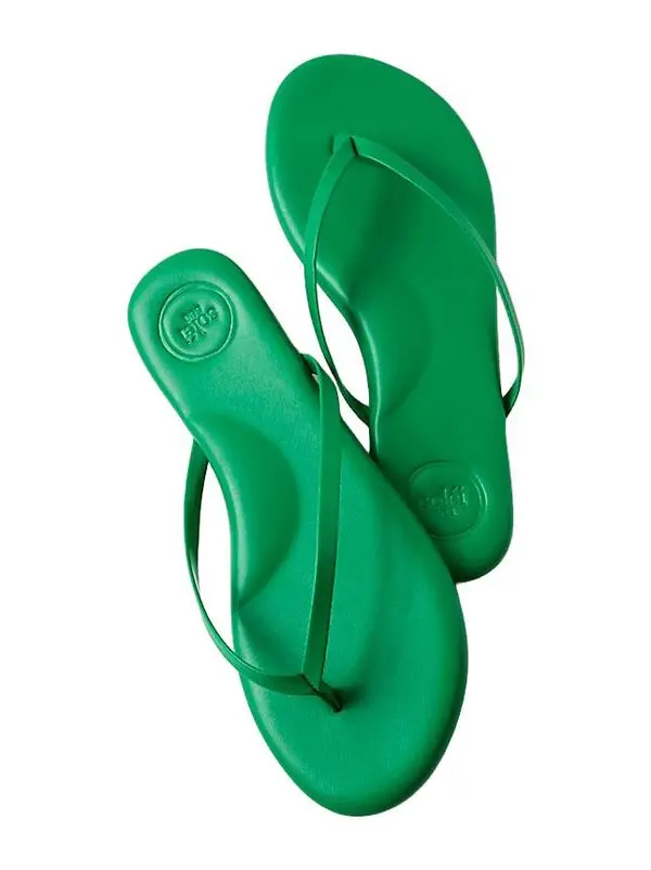 SOLEI SEA Around Town Flip Flops - Green