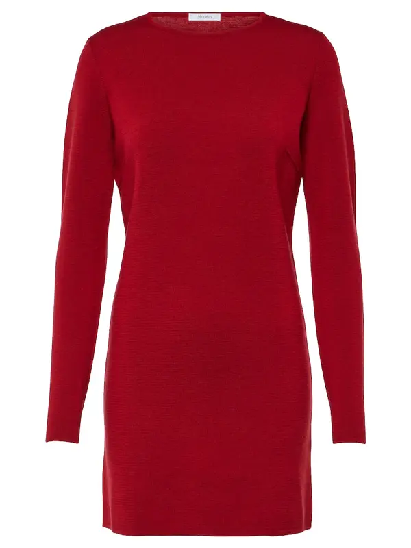 Max Mara Eridani Mini Dress - Red