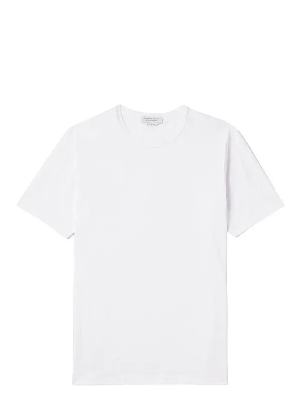 Gabriela Hearst Bandeira Cotton-jersey T-shirt - White