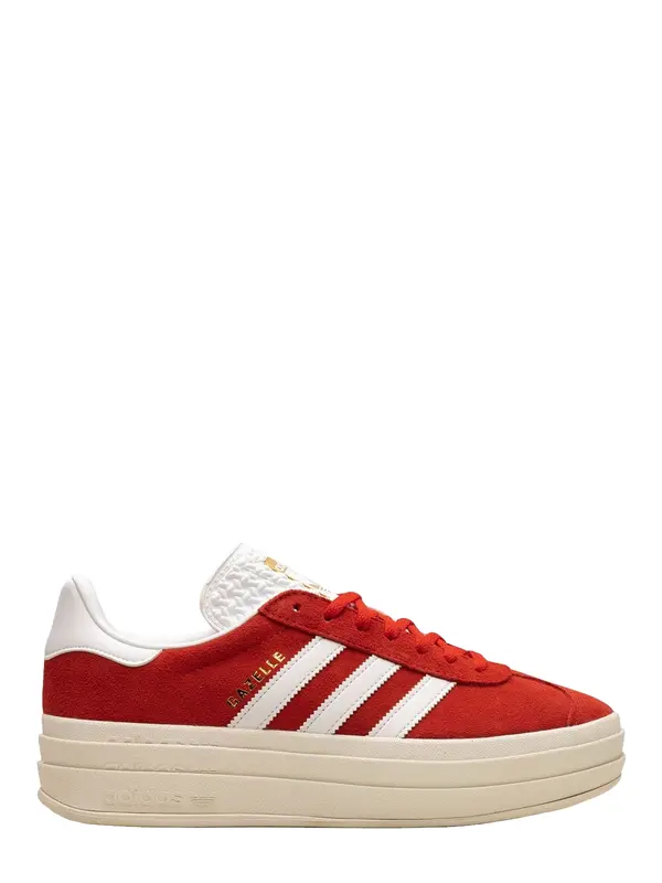 Adidas Gazelle Bold Suede Sneakers - Red