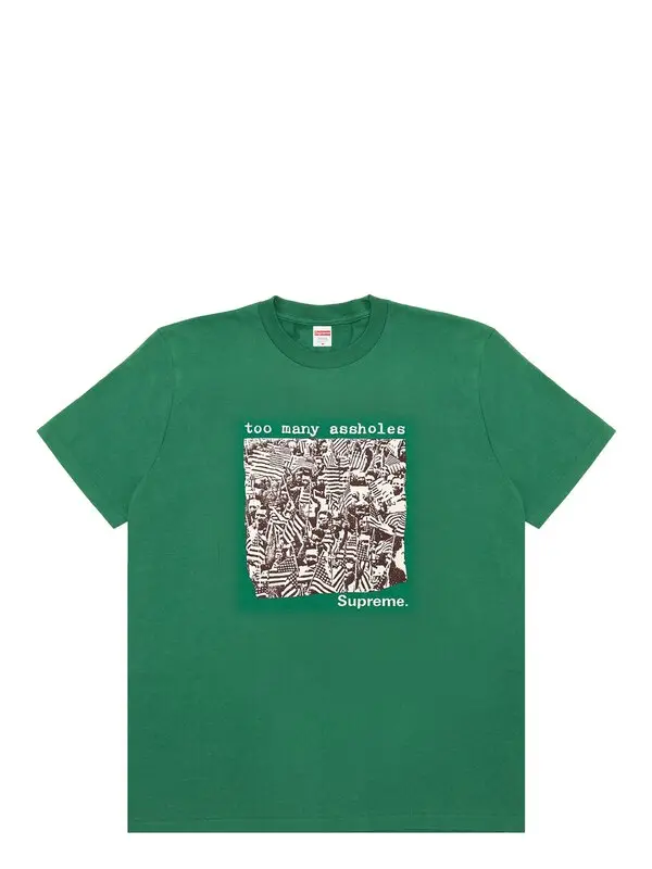 Supreme Too Many Assholes Tee 'light Pine - Green