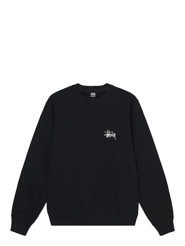 StÜssy Basic Crew - Black