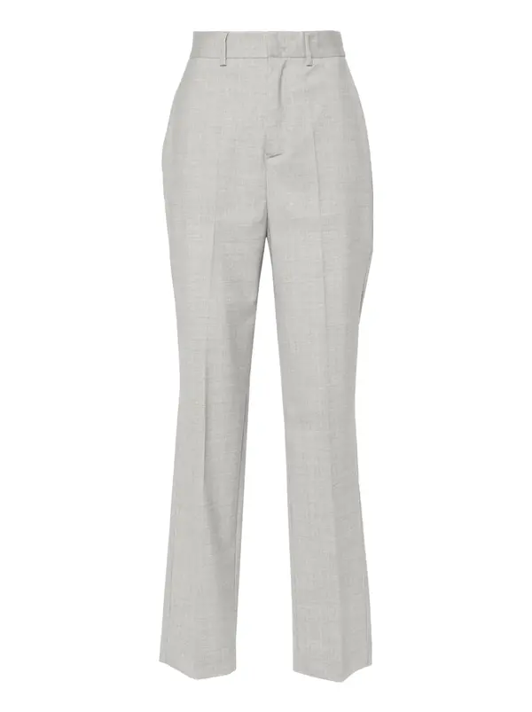 P.a.r.o.s.h High-waisted Tailored Trousers - Grey