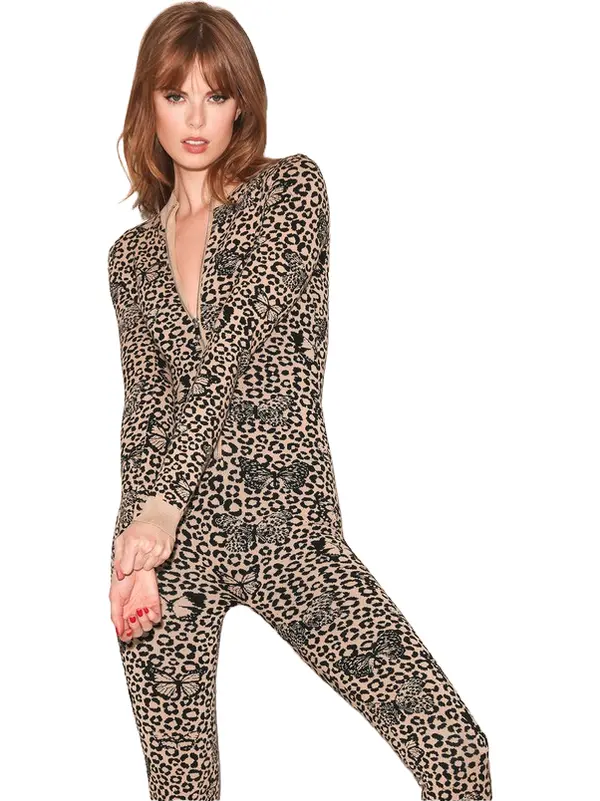 Fleur Du Mal Knit Catsuit - Natural
