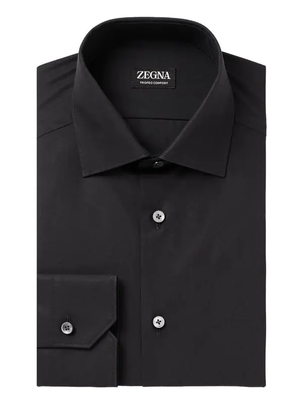 Zegna Trofeo™ Comfort Shirt - Black