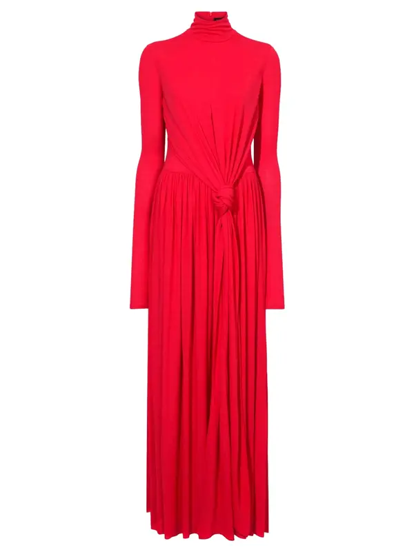 Proenza Schouler Meret Tie-detail Maxi Dress - Red