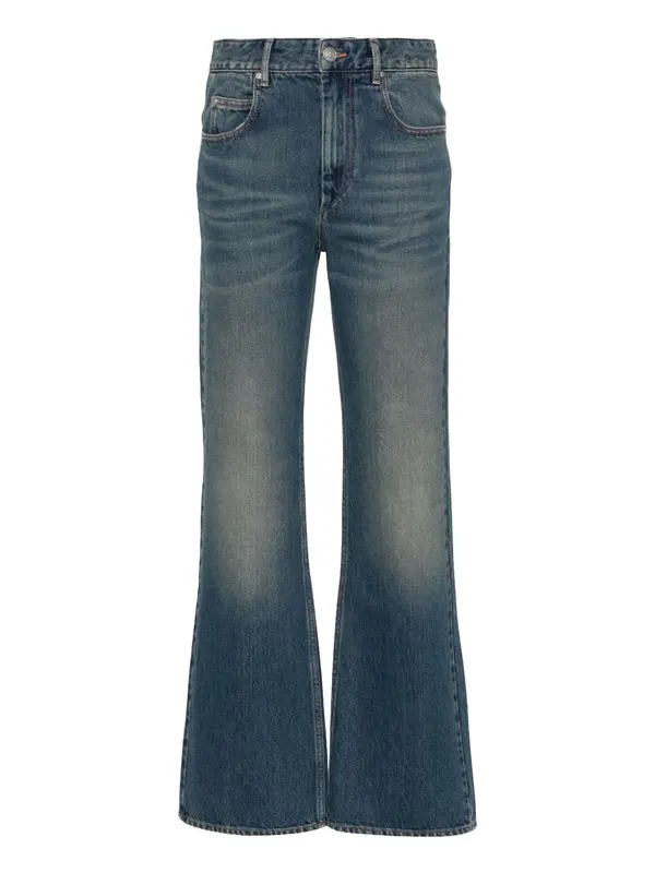 Isabel Marant Belvira High-rise Bootcut Jeans - Blue