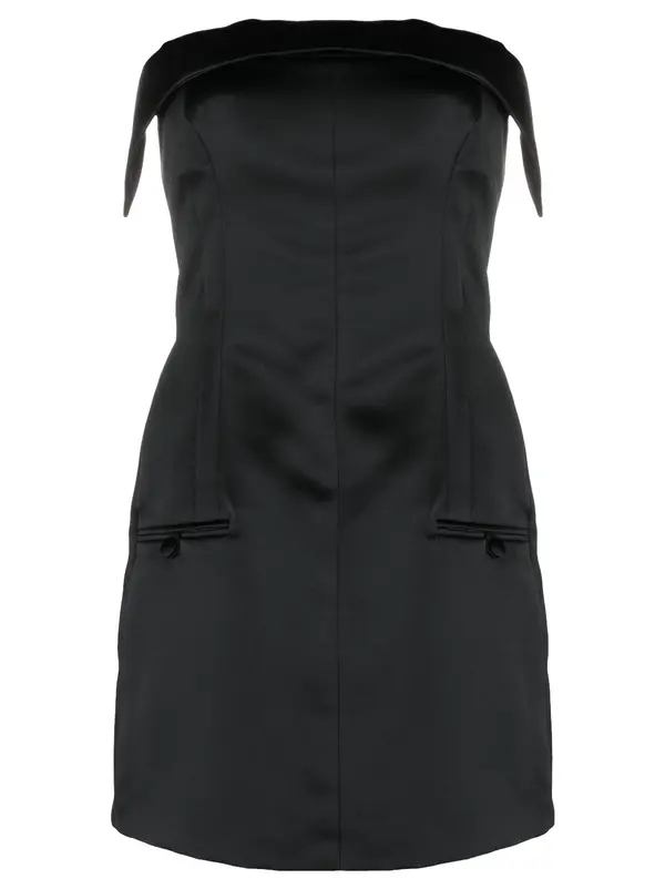 Philosophy Di Lorenzo Serafini Strapless Mini Dress - Black