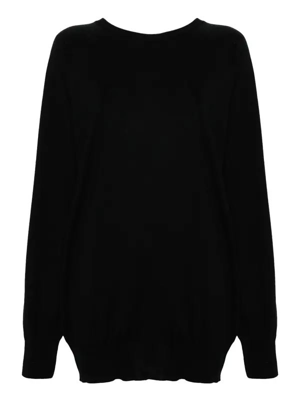 Moschino Chain-link Padlock Jumper - Black