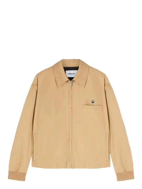 AMBUSH Striped Cotton Jacket - Brown