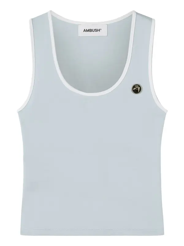 AMBUSH Round-neck Sleeveless Top - Blue
