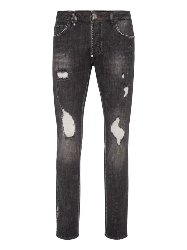 Philipp Plein Straight-leg Jeans - Black