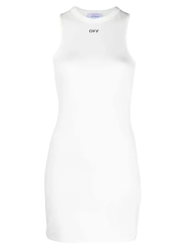 Off-White Rowing Bodycon Minidress - White