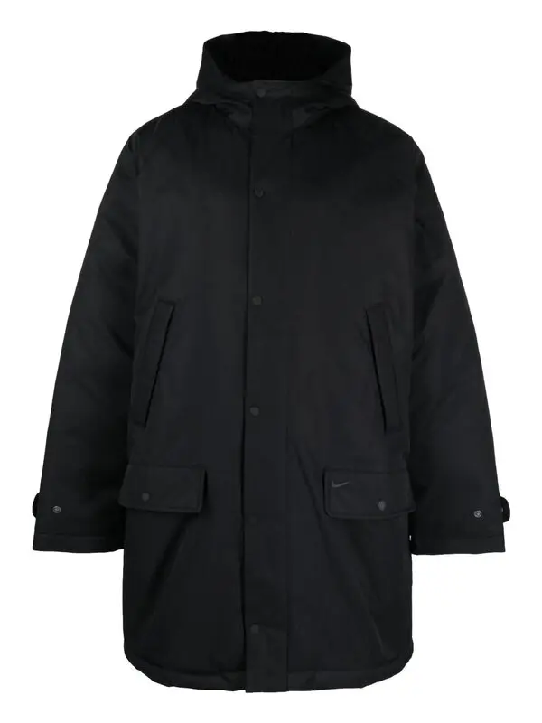 Nike Hooded Parka Coat - Black