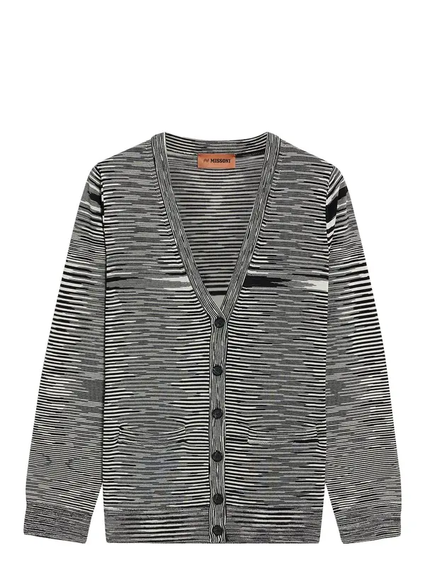 Missoni Spacedyed Wool Cardigan - Black
