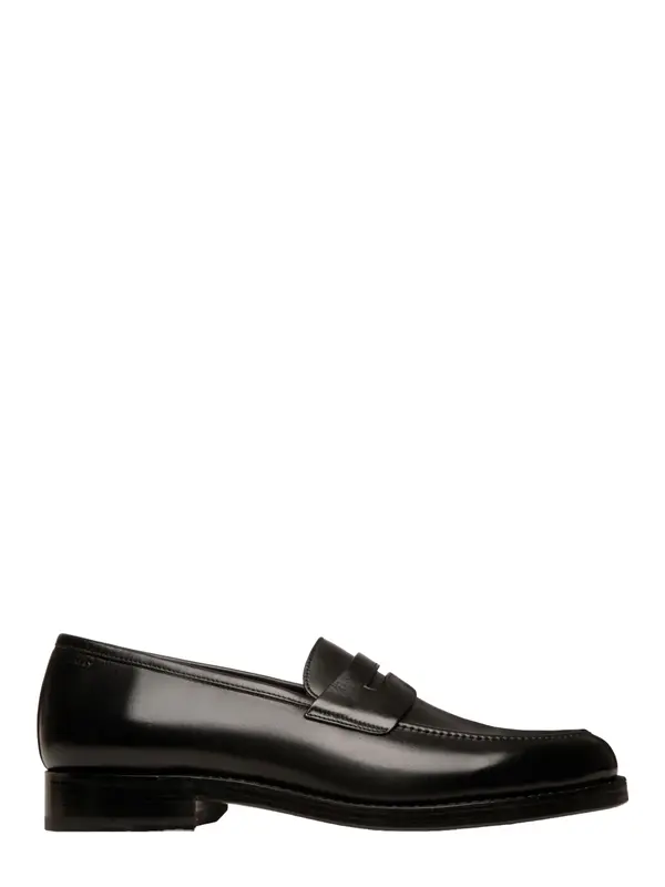 Bally Webb Leather Loafers - Black