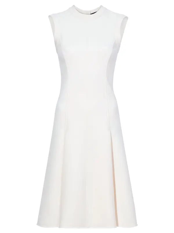 Proenza Schouler Kara Pleat-detail Dress - White