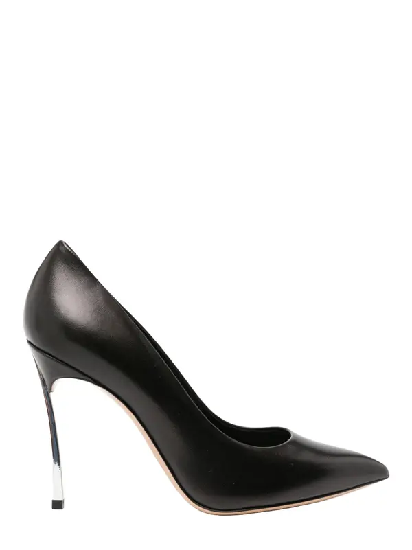 Casadei Blade 110mm Leather Pumps - Black