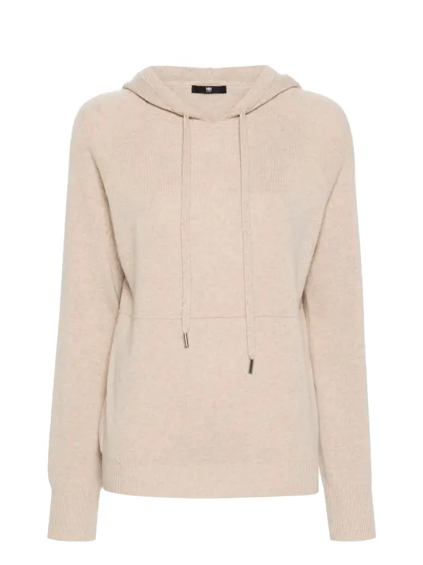 Max & Moi Palmer Knitted Hoodie - Neutrals