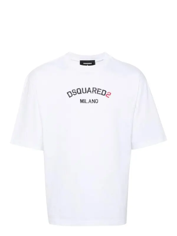 Dsquared2 Logo-print Cotton T-shirt - White