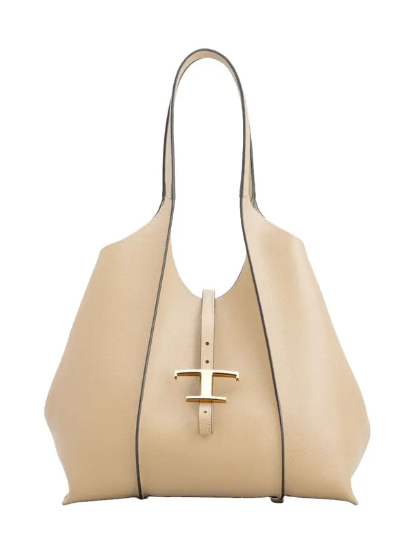 TOD'S T Timeless Tote Bag - Neutrals