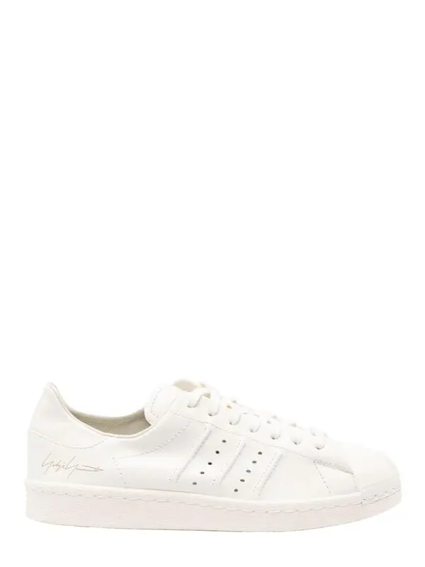 Y3 Superstar Leather Sneakers - White