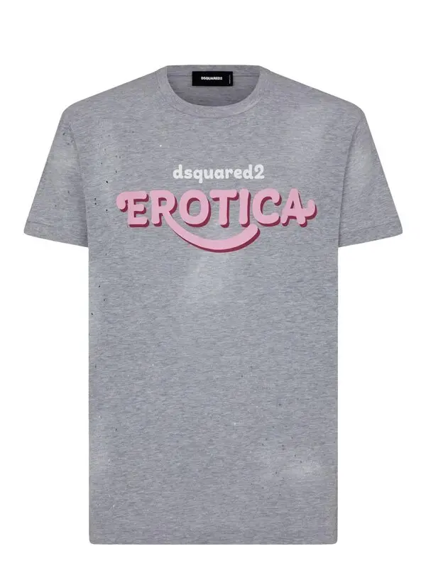 Dsquared2 Erotica Cotton T-shirt - Grey