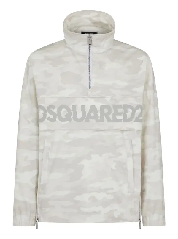 Dsquared2 Camouflage Print Jacket - Grey