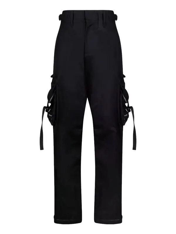 Off-White Straight-leg Cargo Trousers - Black