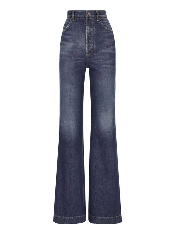 Dolce & Gabbana High-rise Flared Jeans - Blue