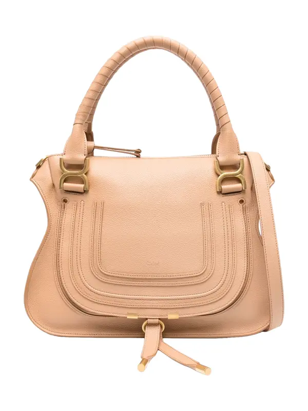 Chloé Medium Marcie Double Carry Tote Bag - Neutrals