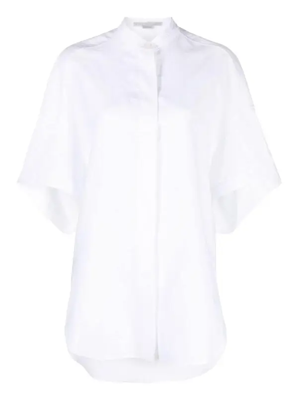 Stella McCartney Linen-blend Tunic Shirt - White