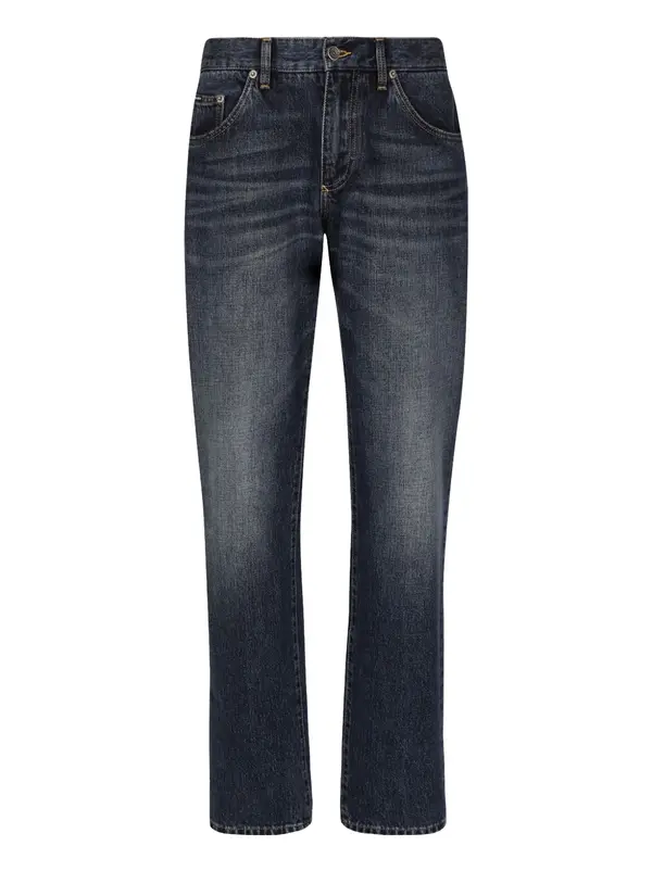 Dolce & Gabbana Straight-leg Jeans - Blue