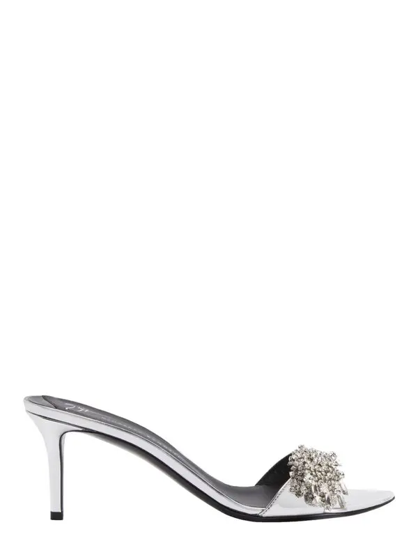 GIUSEPPE ZANOTTI 70mm Sabry Sandals - Silver