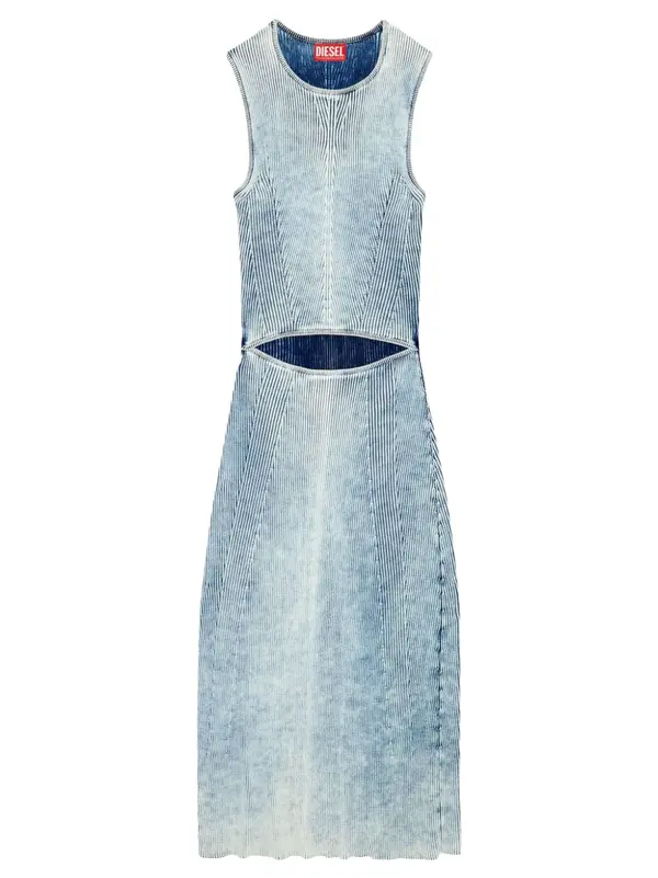 DIESEL M-taryn Ribbed Midi Dress - Blue